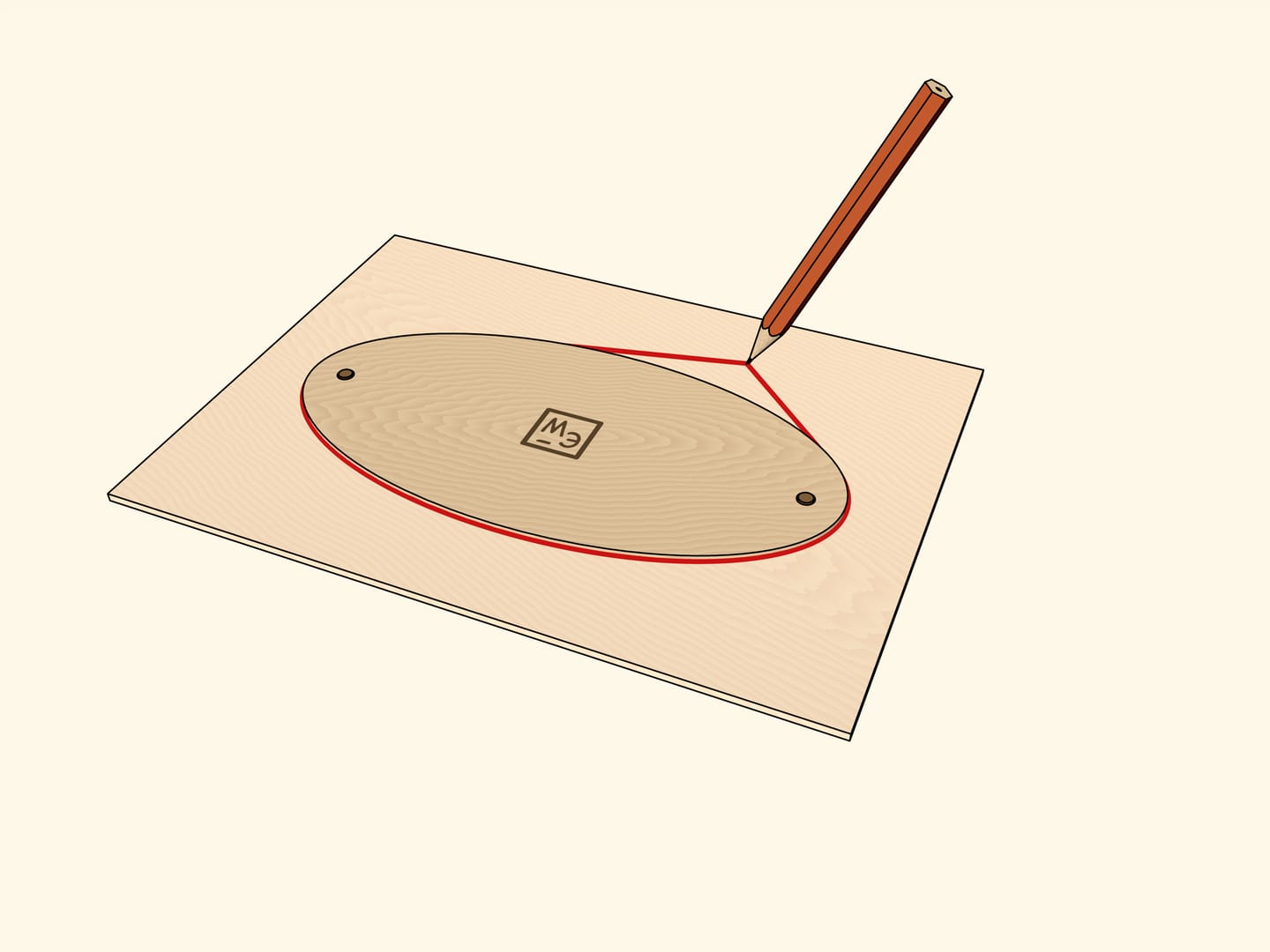 Grave’s confocal ellipses / Models // Mathematical Etudes